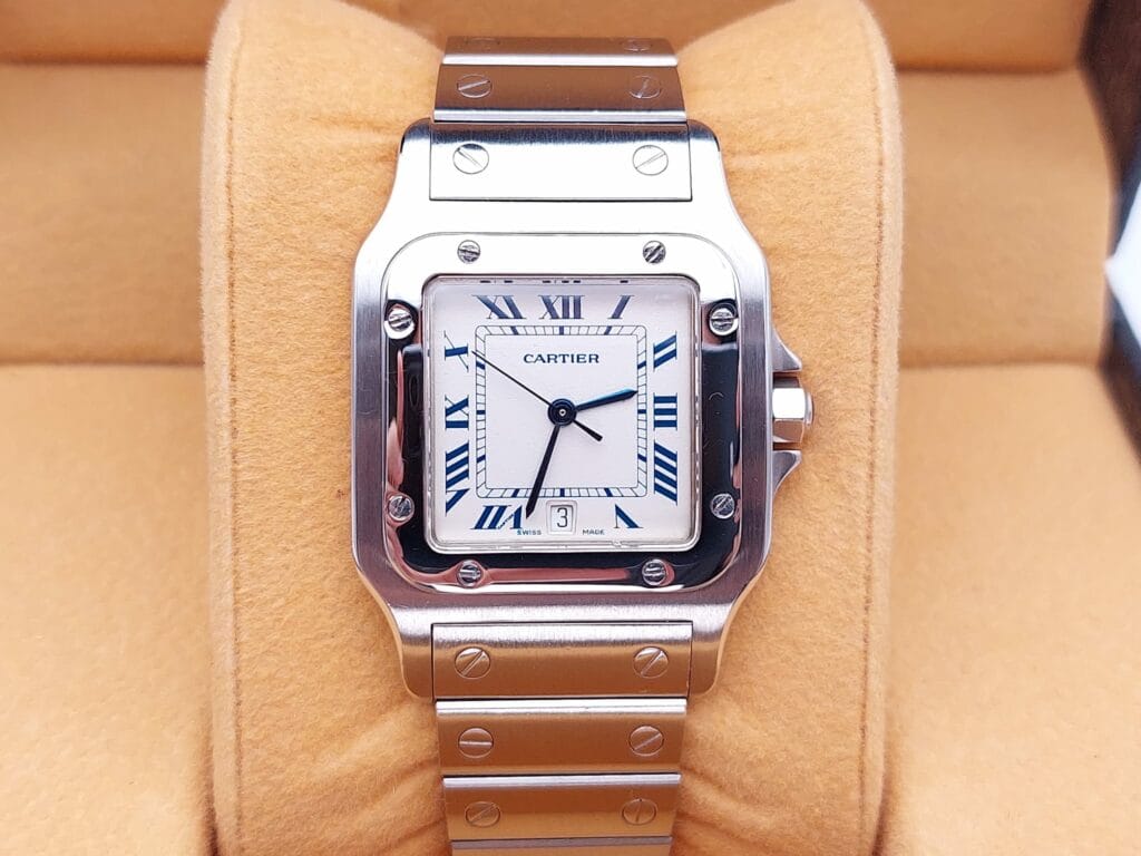 Cartier Santos Ref. 1564 Year 2000 (Box & Papers) - timepiecesbelgium